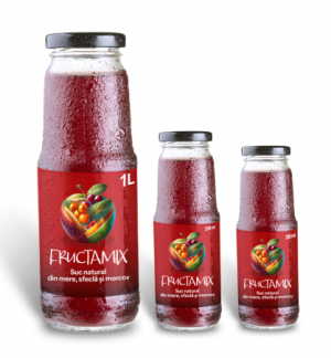 Sucuri naturale din mere si fructe FructaMix